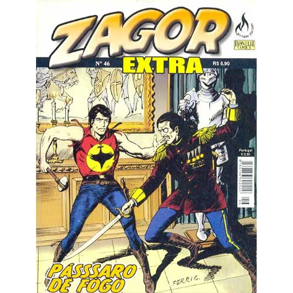 Zagor Extra 046 Editora Mythos - Gibis Quadrinhos Mangás Faroeste - Rika