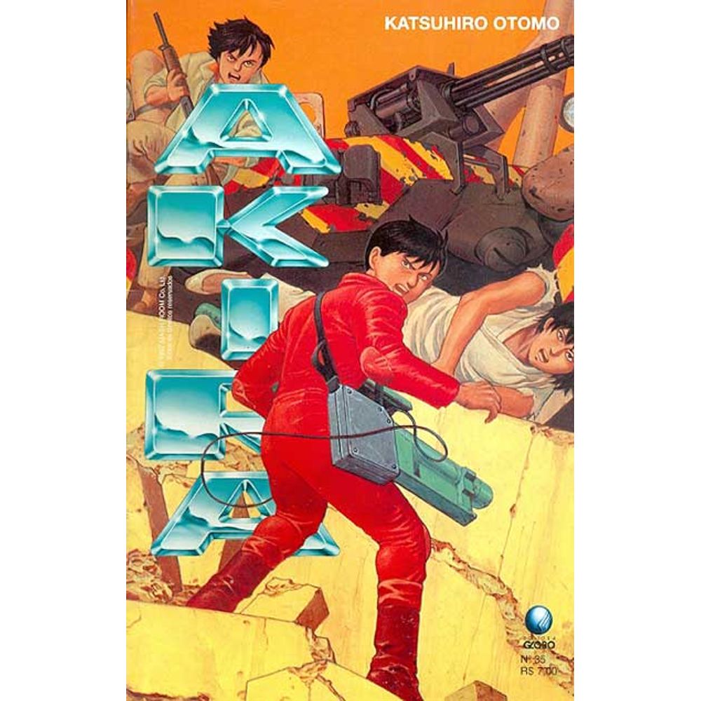 Akira 35 Editora Globo Gibis Quadrinhos HQs Mangás - Rika