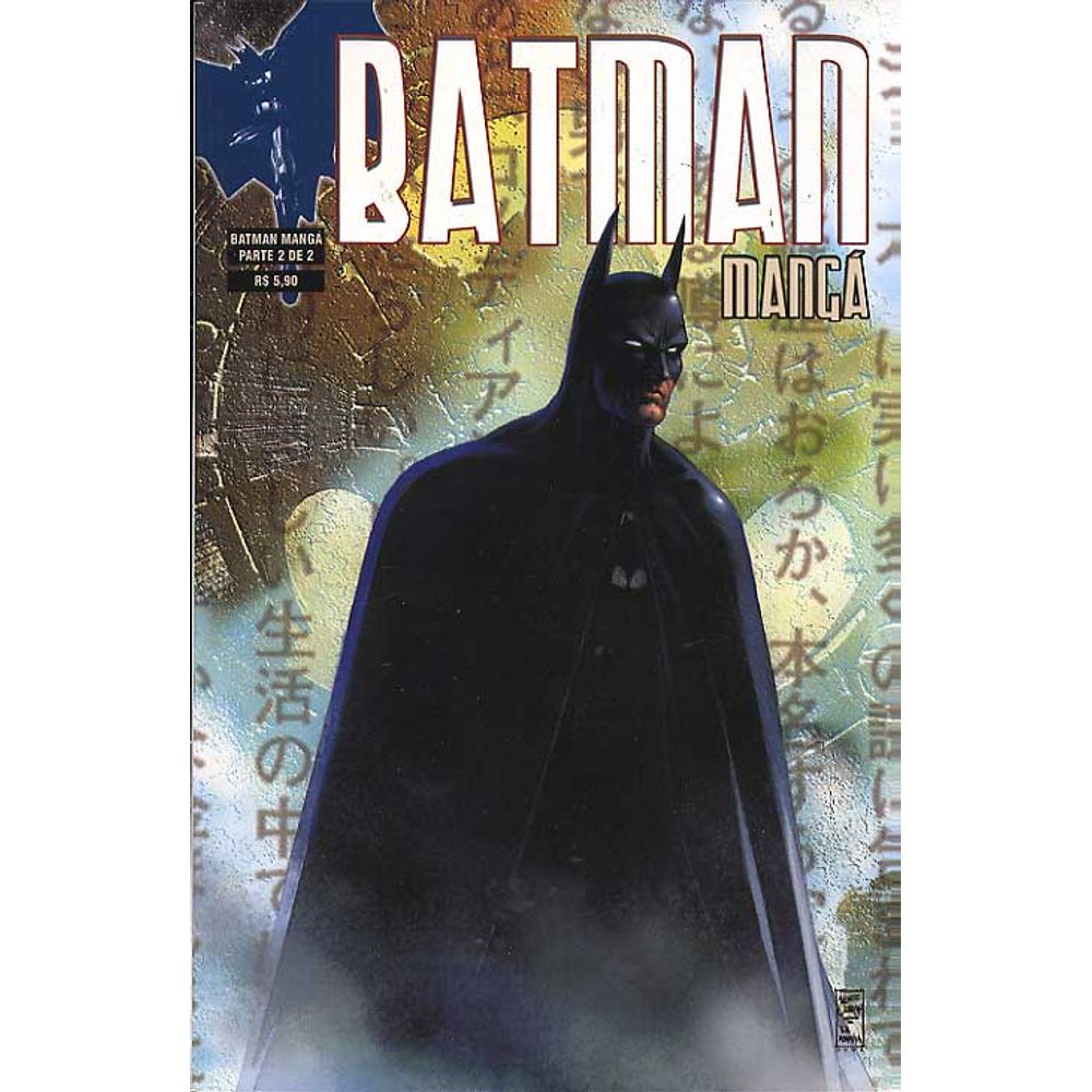 Batman Mangá 2 Editora Mythos Gibis Quadrinhos HQs Mangás - Rika