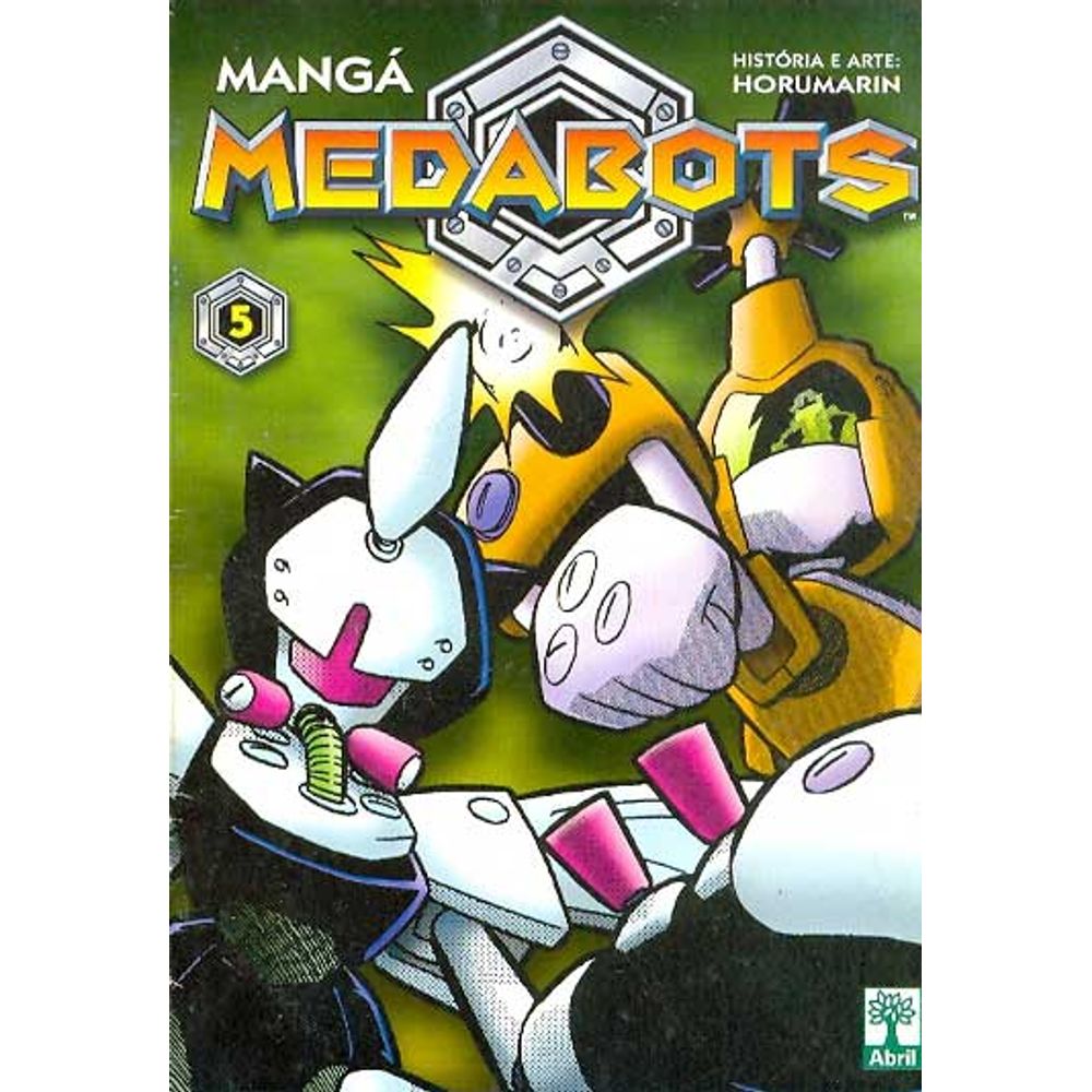 Mangá Medabots 5 Editora Abril Gibis Quadrinhos HQs Mangás - Rika