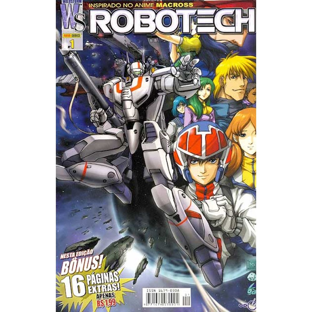 Compre Mangá Robotech 01 Panini Loja Online - Rika