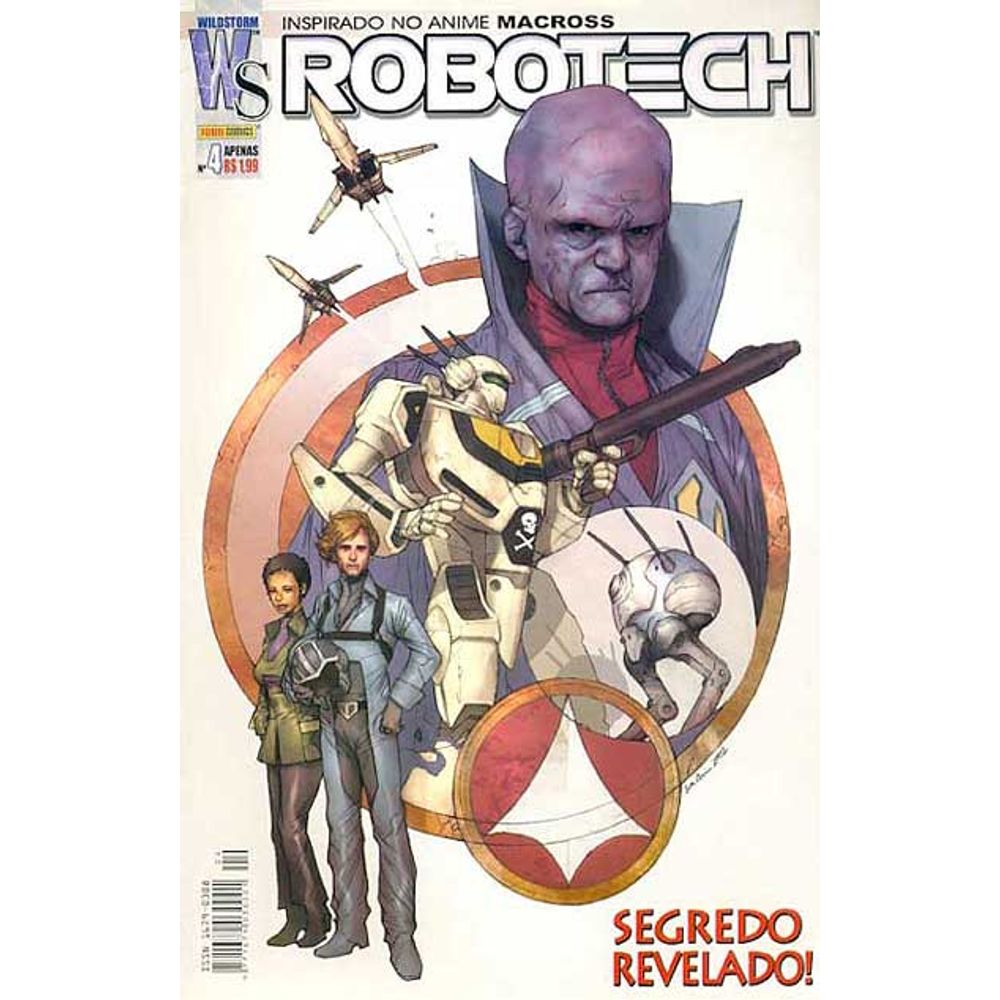 Robotech 04 Editora Panini Gibis Quadrinhos HQs Mangás - Rika