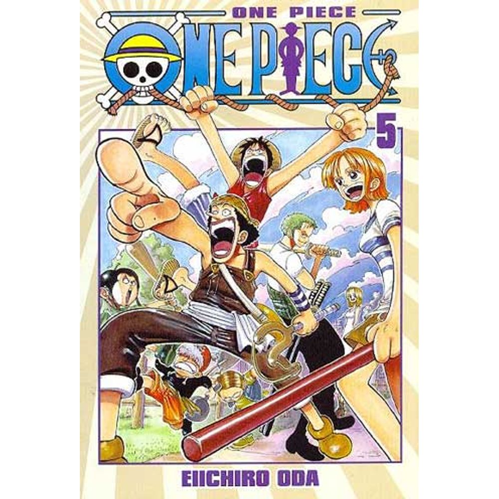 One Piece 05 Editora Panini Gibis Quadrinhos HQs Mangás - Rika