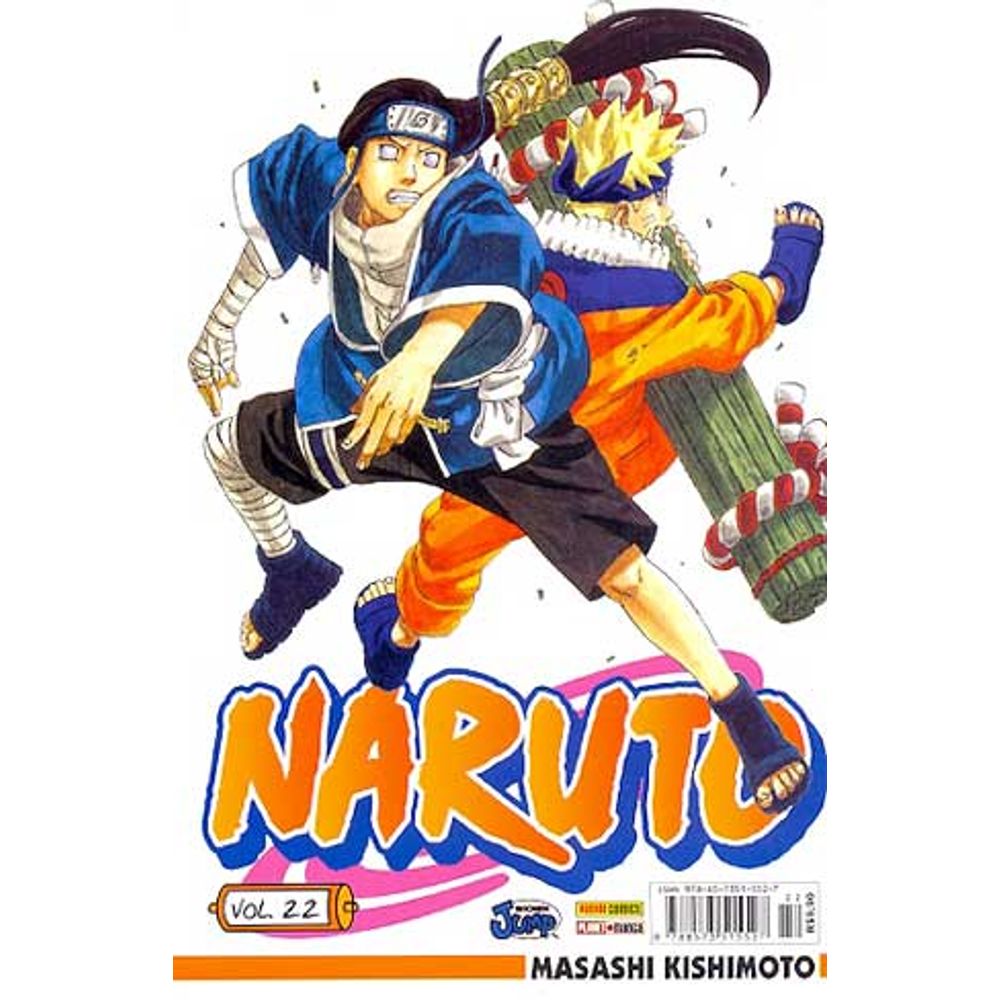 Naruto 22 Editora Panini Gibis Quadrinhos HQs Mangás - Rika