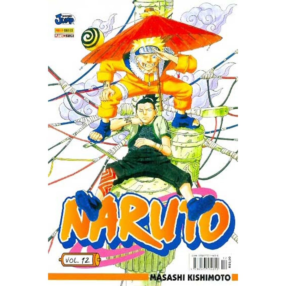 Naruto 12 Editora Panini Gibis Quadrinhos HQs Mangás - Rika
