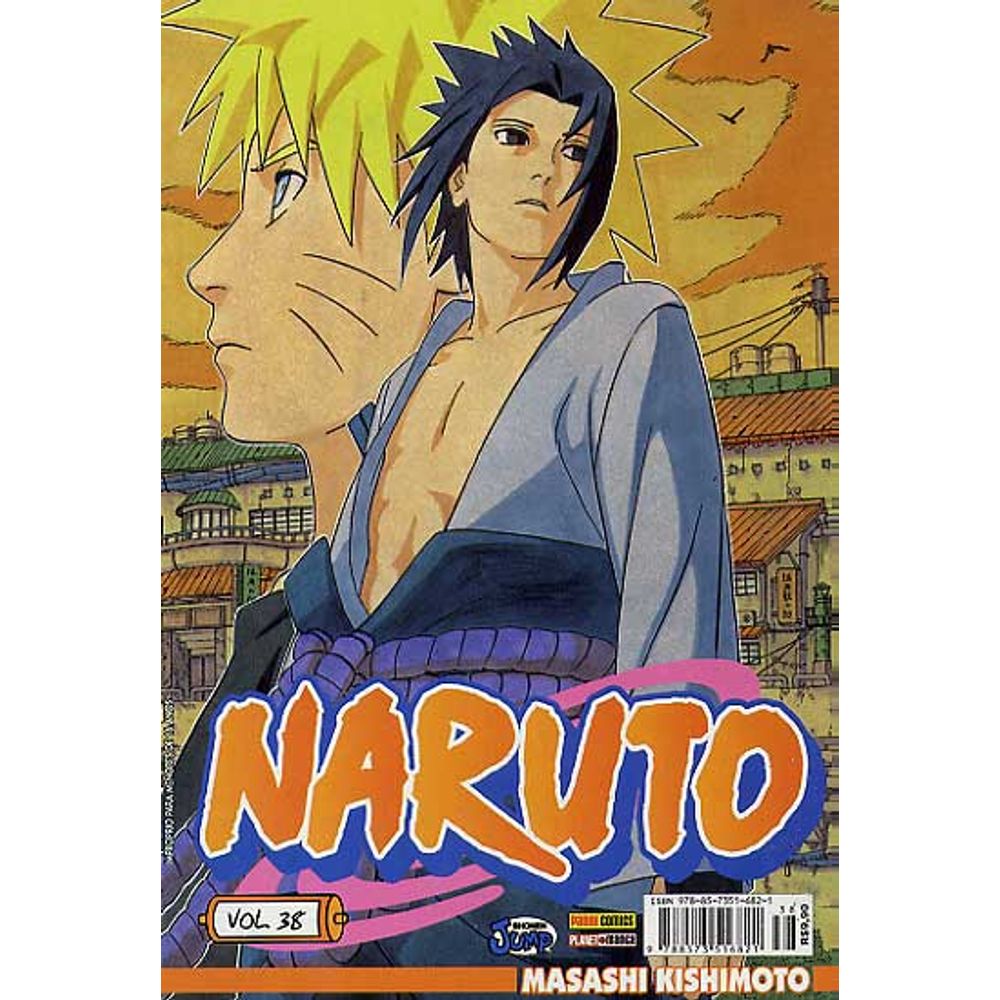 Naruto 38 Editora Panini Gibis Quadrinhos HQs Mangás - Rika