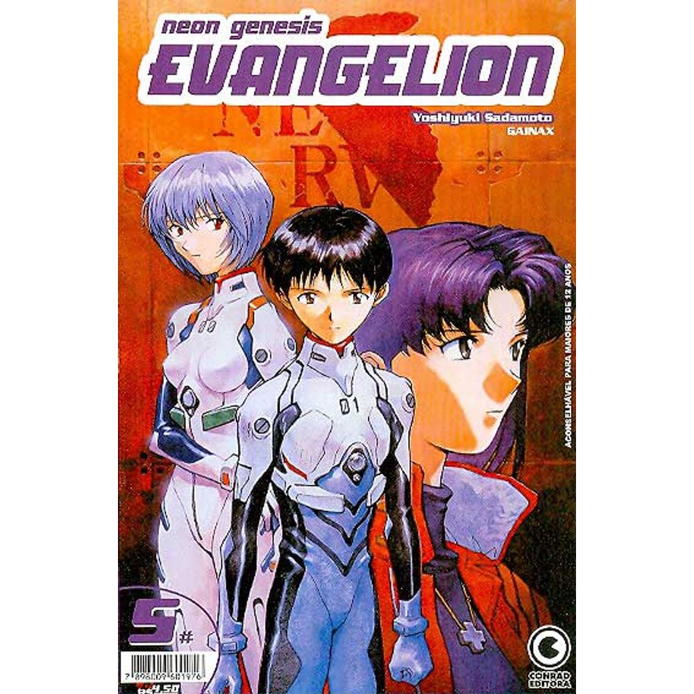 Neon Genesis Evangelion 05 Editora Conrad Gibis Quadrinhos HQs Mangás ...