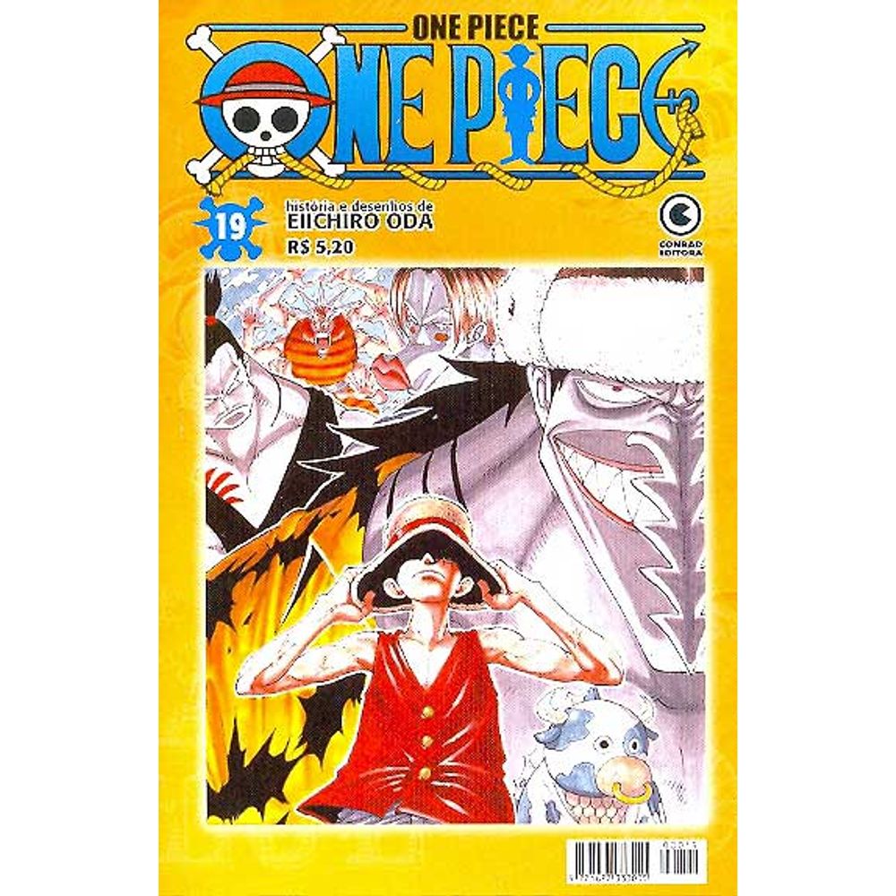 One Piece 19 Editora Conrad Gibis Quadrinhos HQs Mangás - Rika