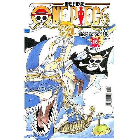 One Piece 16 Editora Conrad Gibis Quadrinhos HQs Mangás - Rika