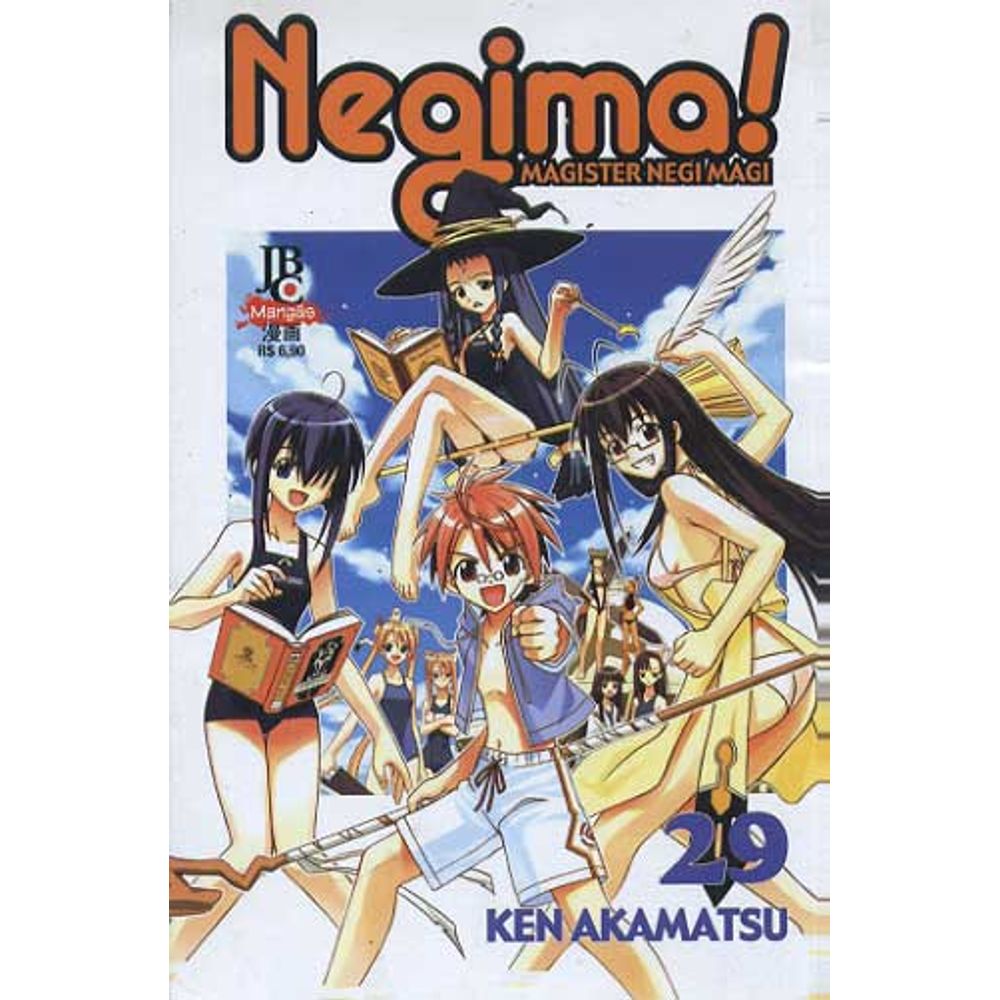Negima 29 Editora JBC Gibis Quadrinhos HQs Mangás - Rika