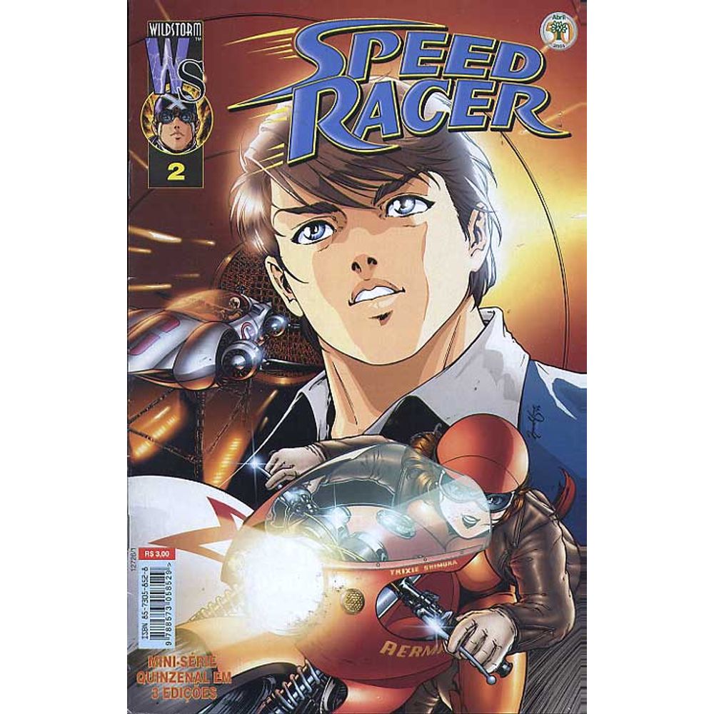 Speed Racer 2 Editora Abril Gibis Quadrinhos HQs Mangás - Rika