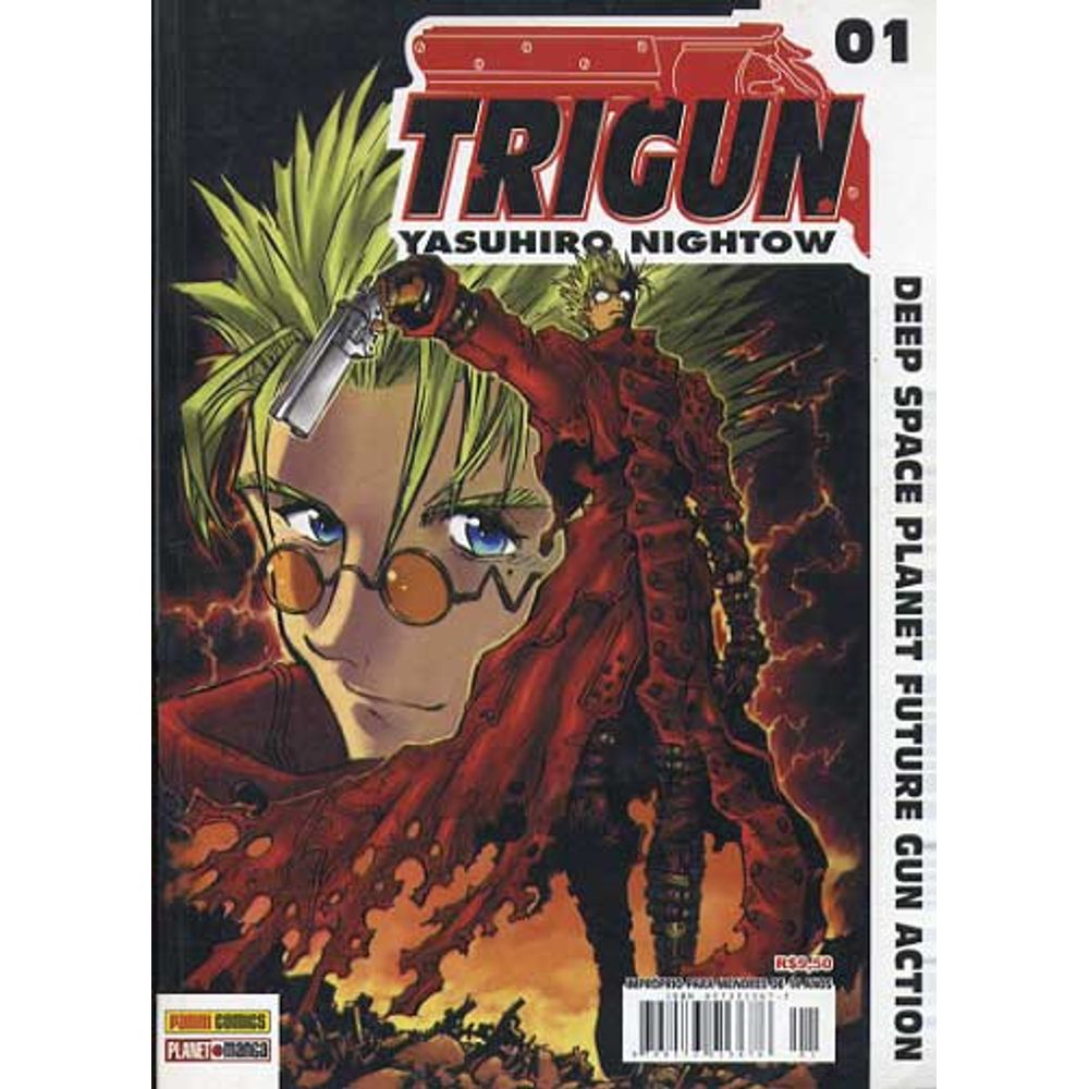 Trigun 01 Editora Panini Gibis Quadrinhos HQs Mangás - Rika