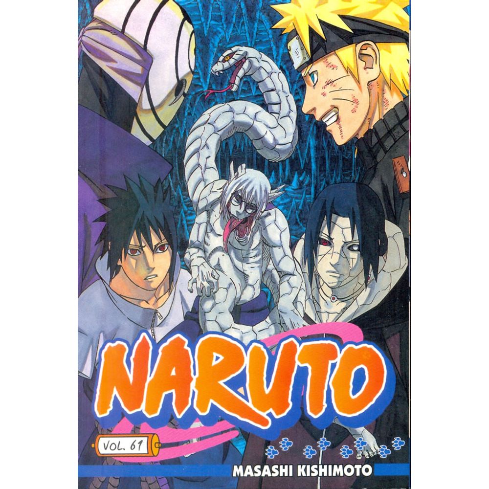Naruto 61 Editora Panini Gibis Quadrinhos HQs Mangás - Rika
