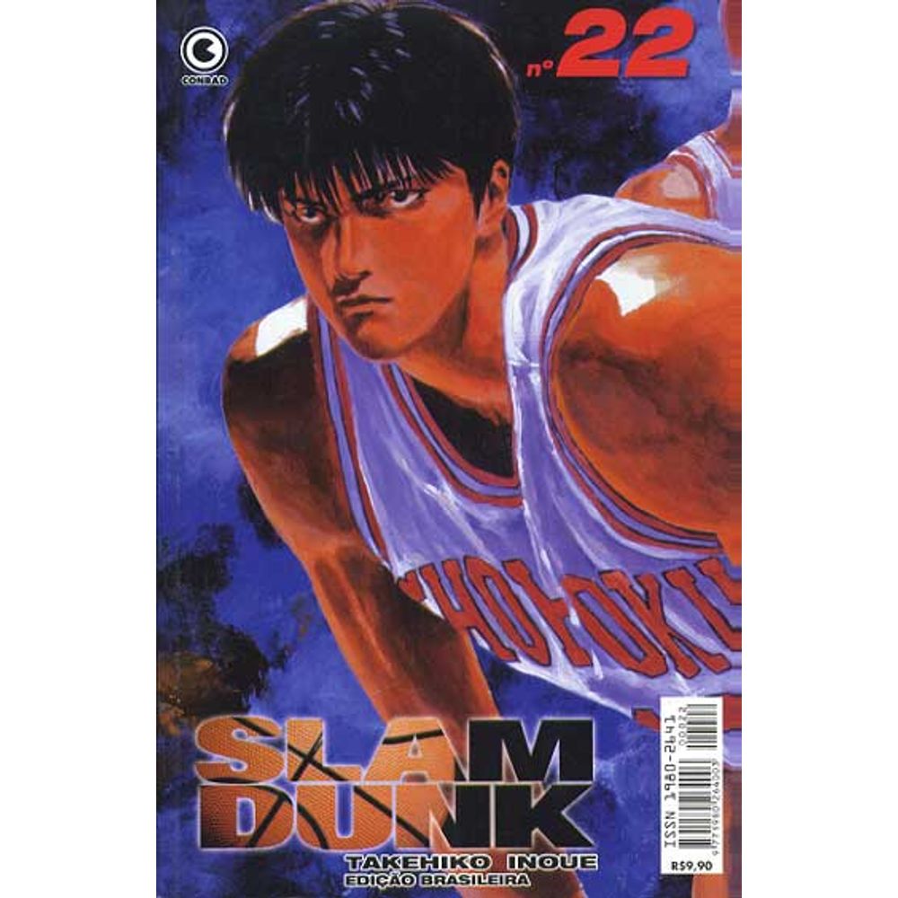 Slam Dunk 22 Editora Conrad Gibis Quadrinhos HQs Mangás - Rika