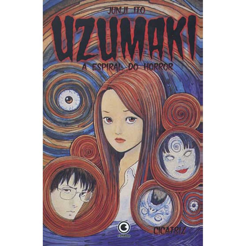 Uzumaki 01 Editora Conrad Gibis Quadrinhos HQs Mangás - Rika