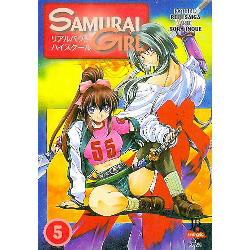Compre Mangá Samurai Girl 05 JBC Loja Online - Rika