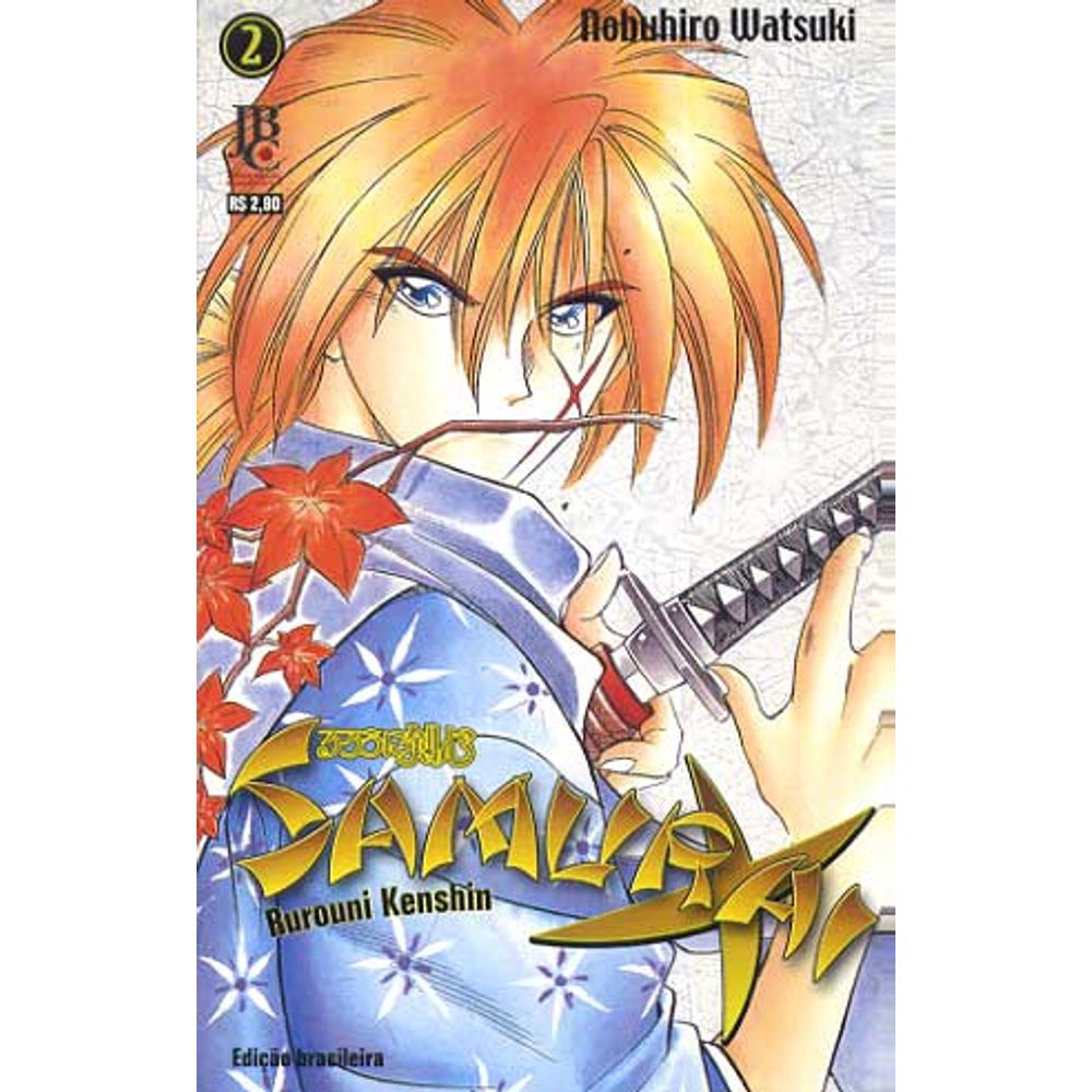 Samurai X 02 Editora JBC Gibis Quadrinhos HQs Mangás - Rika