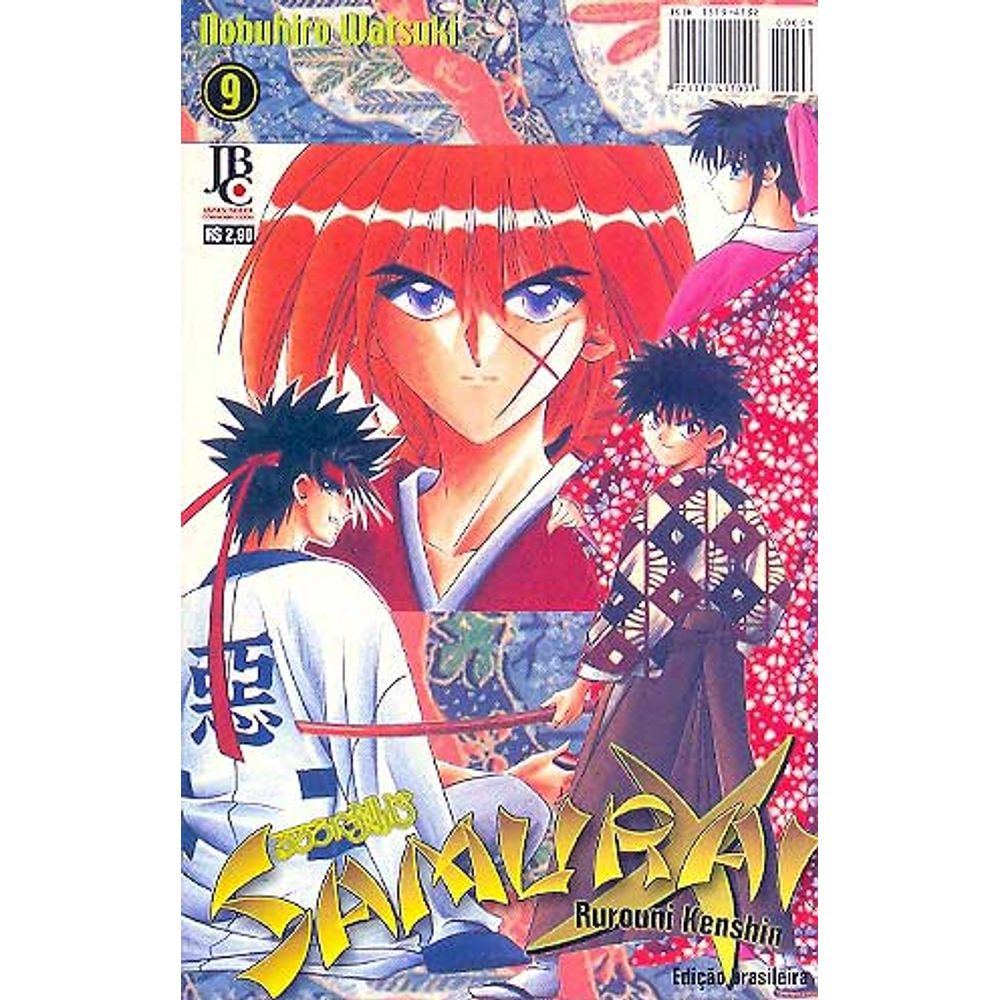 Samurai X 09 Editora JBC Gibis Quadrinhos HQs Mangás - Rika
