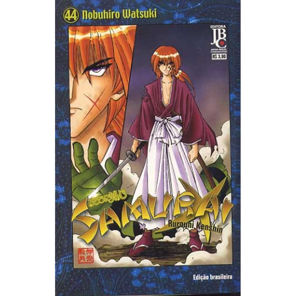 Samurai X 44 Editora JBC Gibis Quadrinhos HQs Mangás - Rika