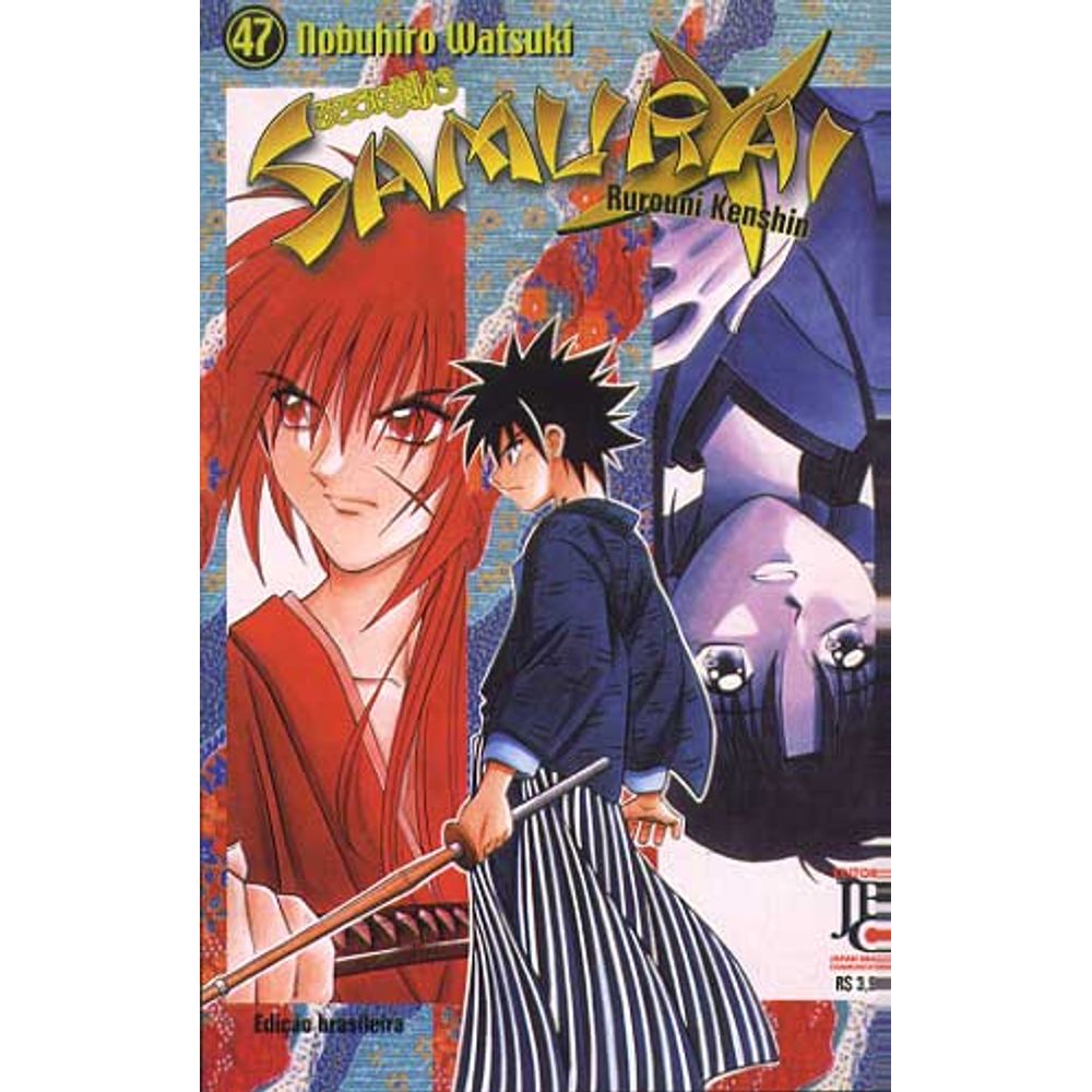 Samurai X 47 Editora JBC Gibis Quadrinhos HQs Mangás - Rika