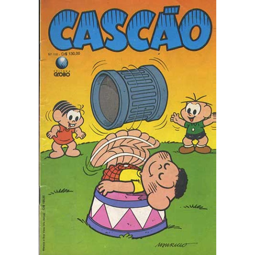 Cascão 115 Editora Globo - Rika Comic Shop - Gibis Quadrinhos Revistas ...