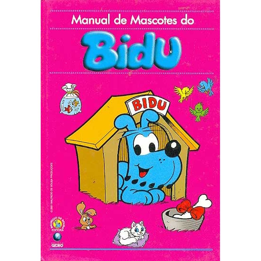 Manual de Mascotes do Bidu Editora Globo - Rika Comic Shop - Gibis ...