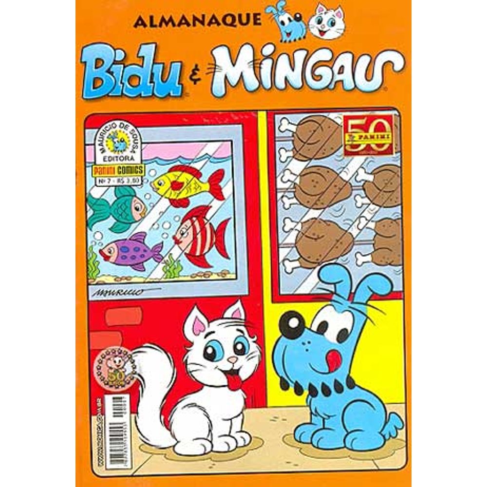 Almanaque Bidu e Mingau 07 Editora Panini - Rika Comic Shop - Gibis ...