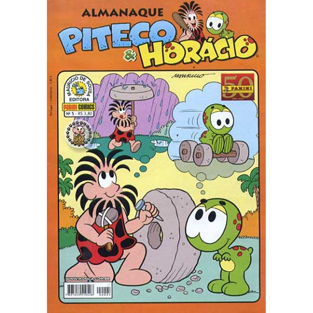 Gibi Usado Almanaque Piteco e Horácio 5 Panini Compra e Venda - Rika