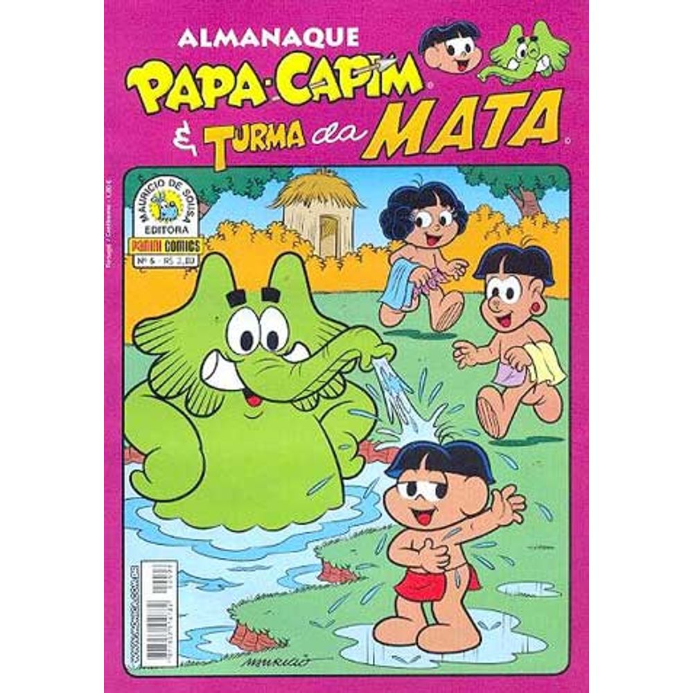 Gibi Usado Almanaque Papa-Capim e Turma da Mata 6 Panini Compra e Venda ...