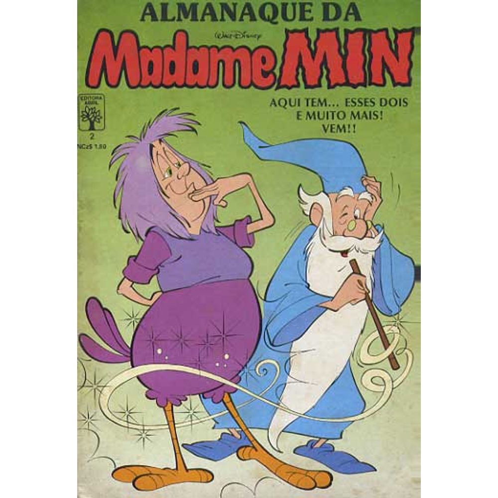 Almanaque da Madame Min 2 Editora Abril - Rika Comic Shop - Gibis ...