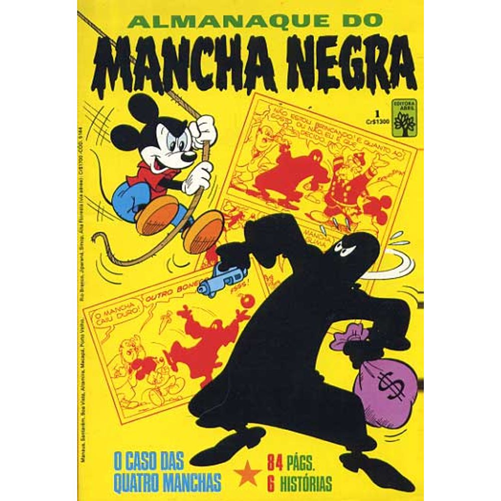 Almanaque do Mancha Negra 1 Editora Abril - Rika Comic Shop - Gibis ...