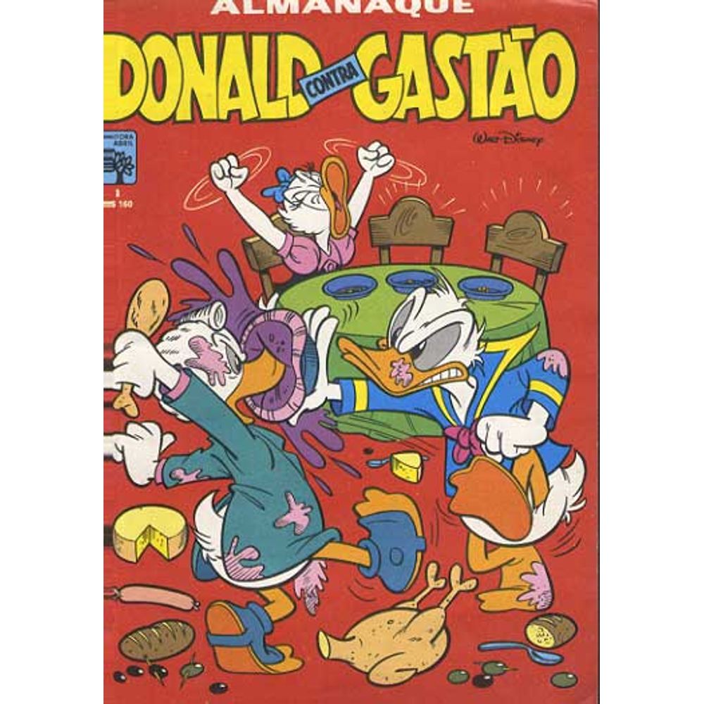 Gibi Usado Almanaque Donald Contra Gastão 1 Abril Compra e Venda - Rika