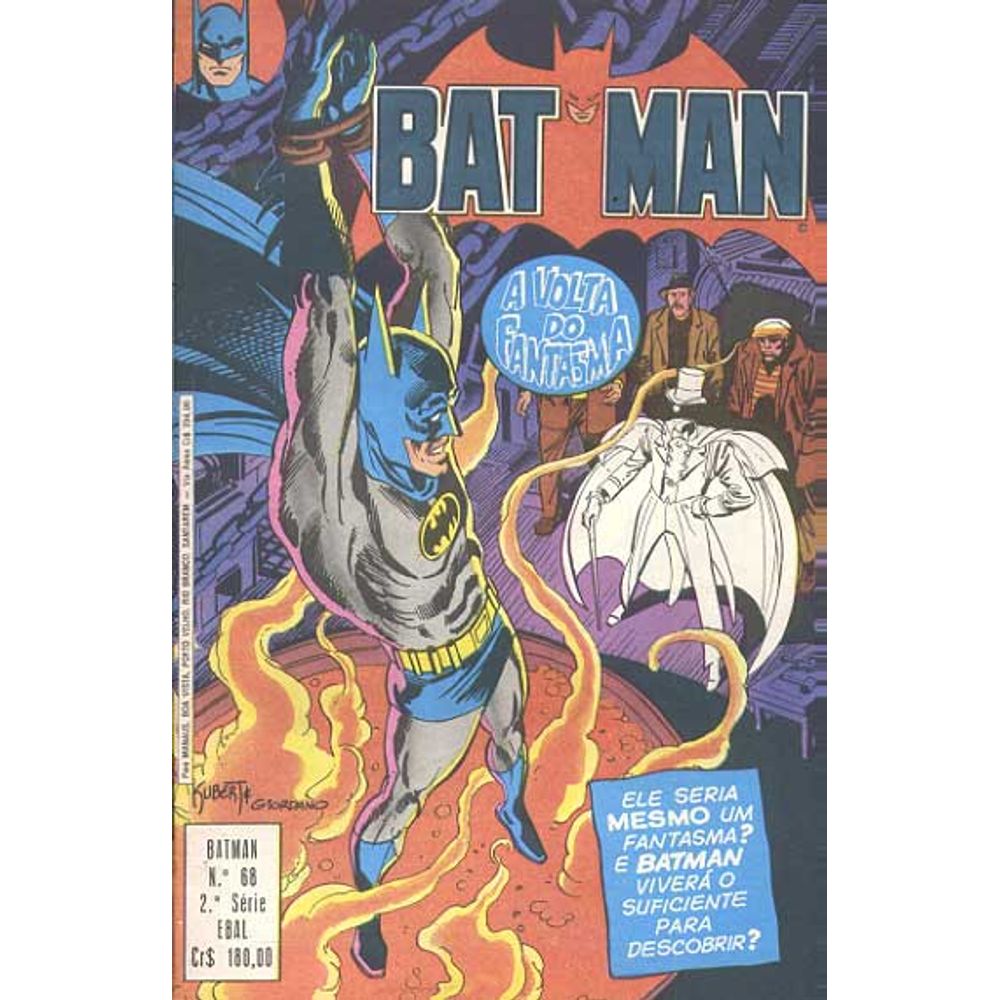Gibi Usado Batman em Formatinho 68 Ebal Compra e Venda - Rika