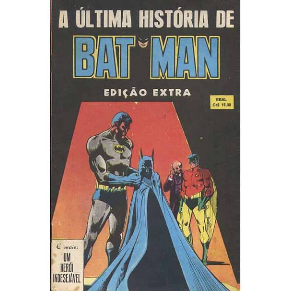 Edição Extra de Batman - A Última História de Batman Editora Ebal ...
