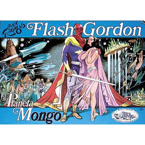 Flash Gordon no Planeta Mongo Editora Ebal - Gibis Quadrinhos Mangás - Rika
