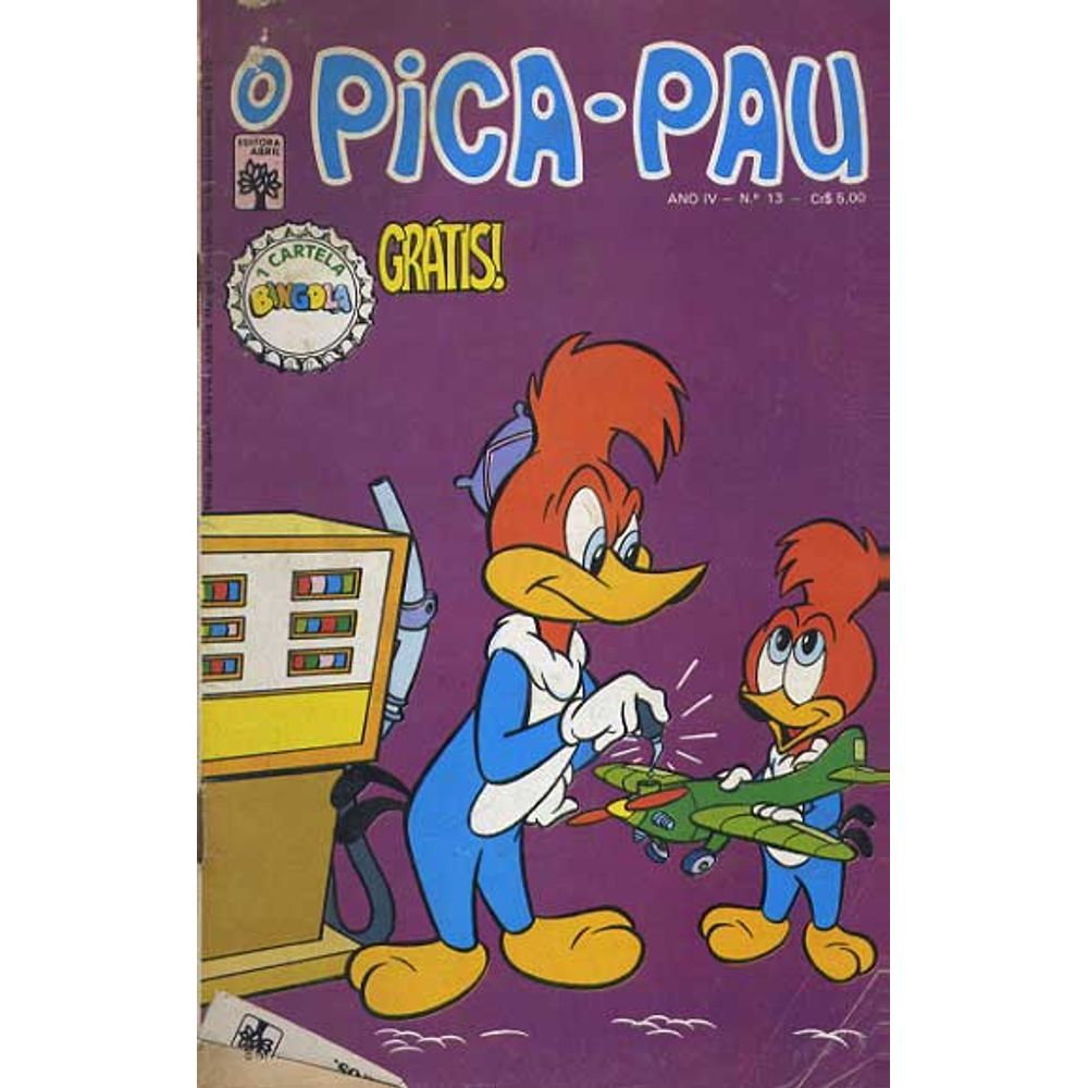 Gibi Usado Pica-Pau 13 Abril Compra e Venda - Rika