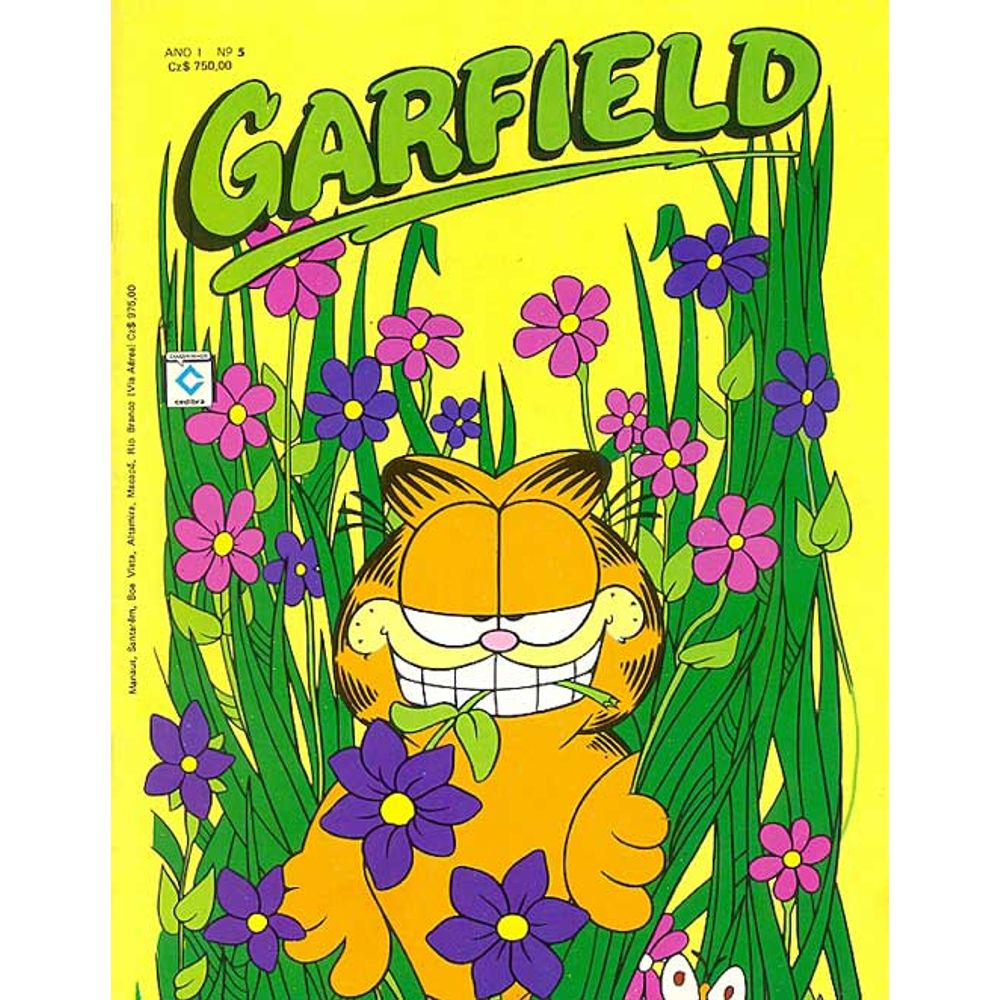Garfield 5 Editora Cedibra - Rika Comic Shop - Gibis Quadrinhos ...