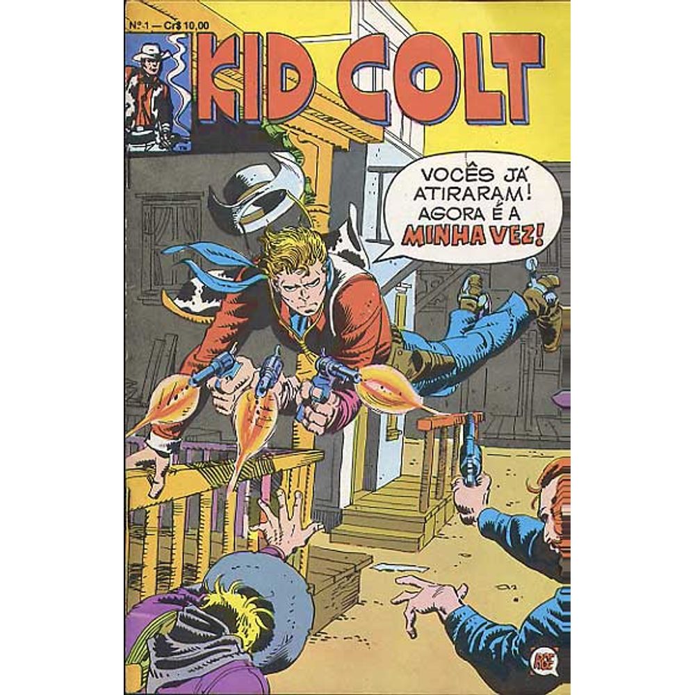 Kid Colt 1 Editora RGE - Gibis Quadrinhos Mangás - Rika