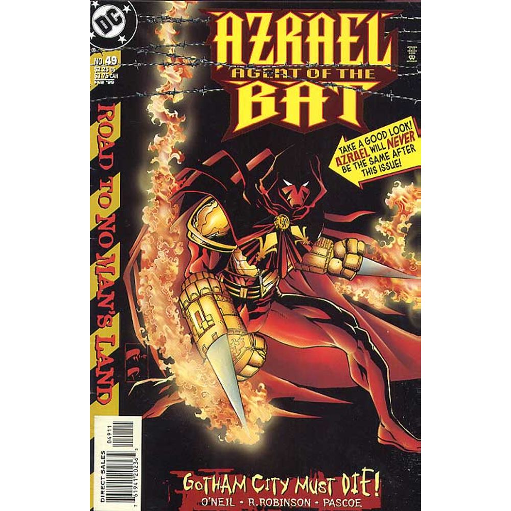 Comic Book Azrael Agent of the Bat 049 DC Rare Old Online Shop ...