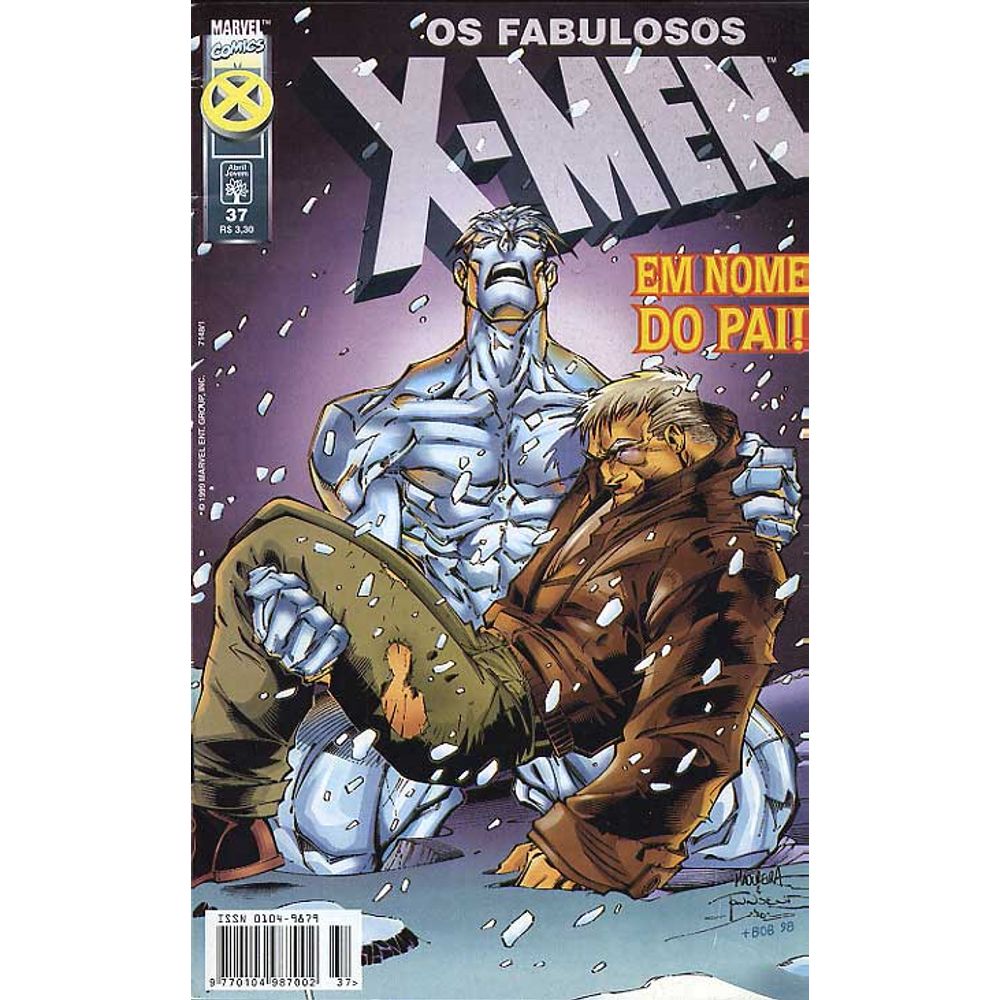 Fabulosos X-Men 37 Editora Abril Gibis Quadrinhos HQs Mangás - Rika Comic Shop - Rika