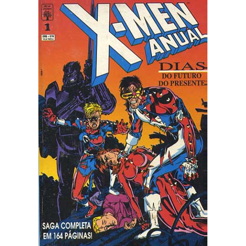 X-Men Anual 1 Editora Abril Gibis Quadrinhos HQs Mangás - Rika Comic Shop - Rika