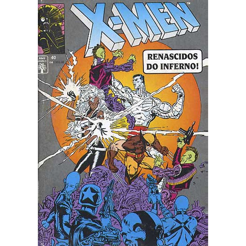 X-Men 040 Editora Abril Gibis Quadrinhos HQs Mangás - Rika Comic Shop - Rika