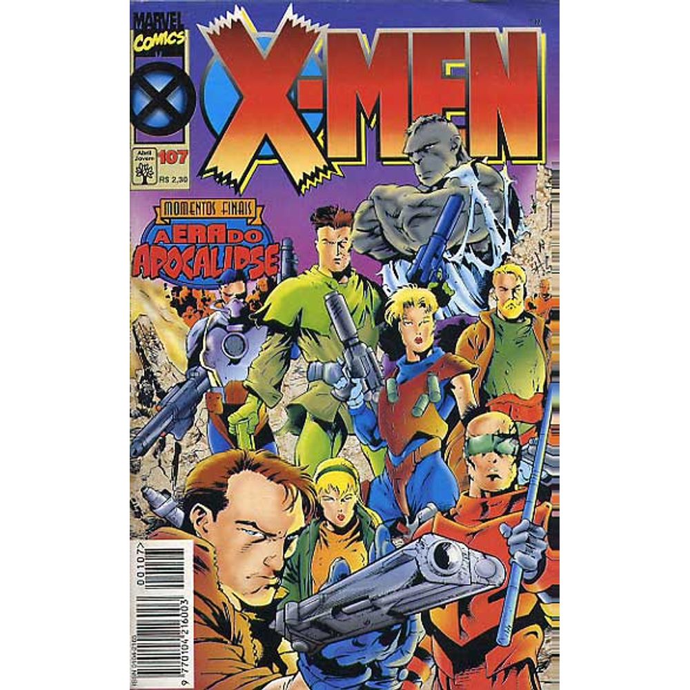 Gibi Usado X-Men 107 Abril Loja Sebo Quadrinhos Antigos Raros Compra ...