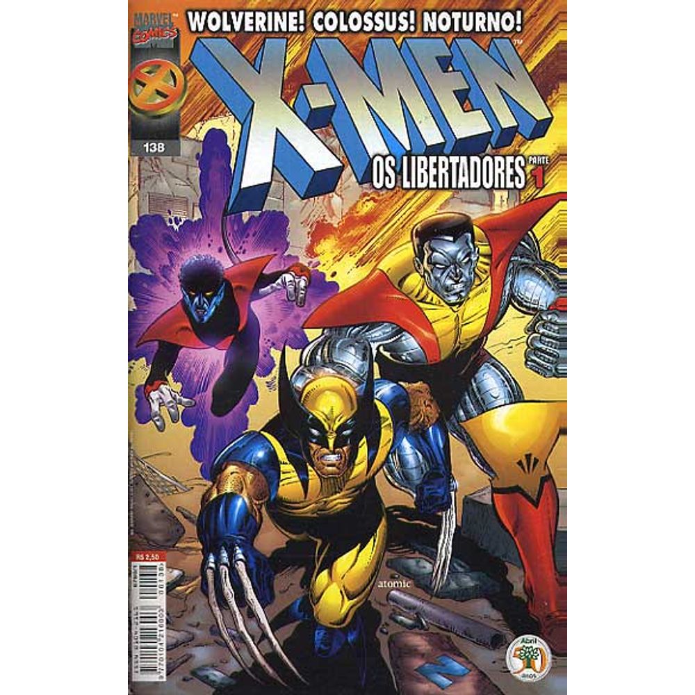 X-Men 138 Editora Abril Gibis Quadrinhos HQs Mangás - Rika Comic Shop - Rika