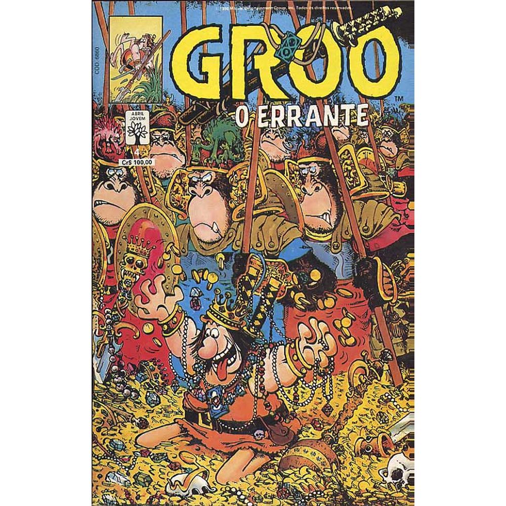 Groo - O Errante 04 Editora Abril Gibis Quadrinhos HQs Mangás - Rika ...