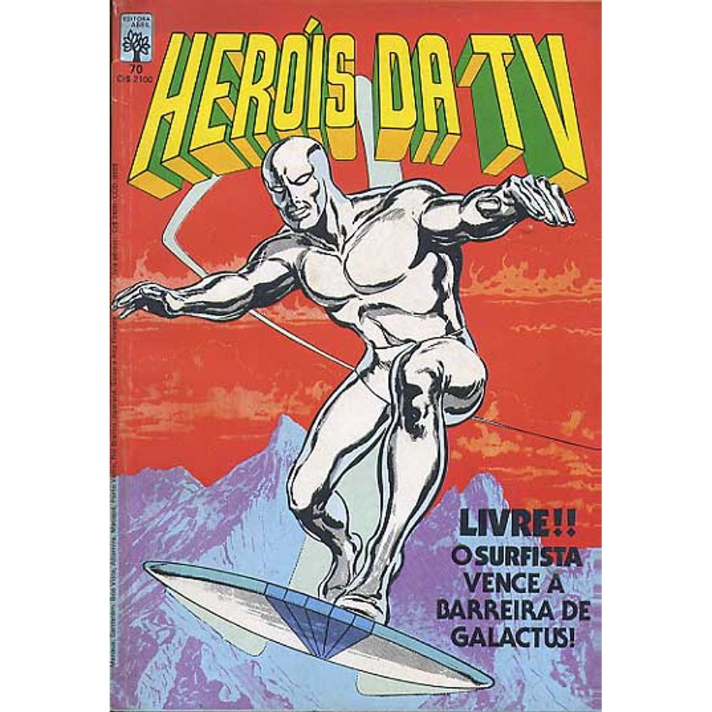 Heróis da TV 070 Editora Abril Gibis Quadrinhos HQs Mangás - Rika Comic ...