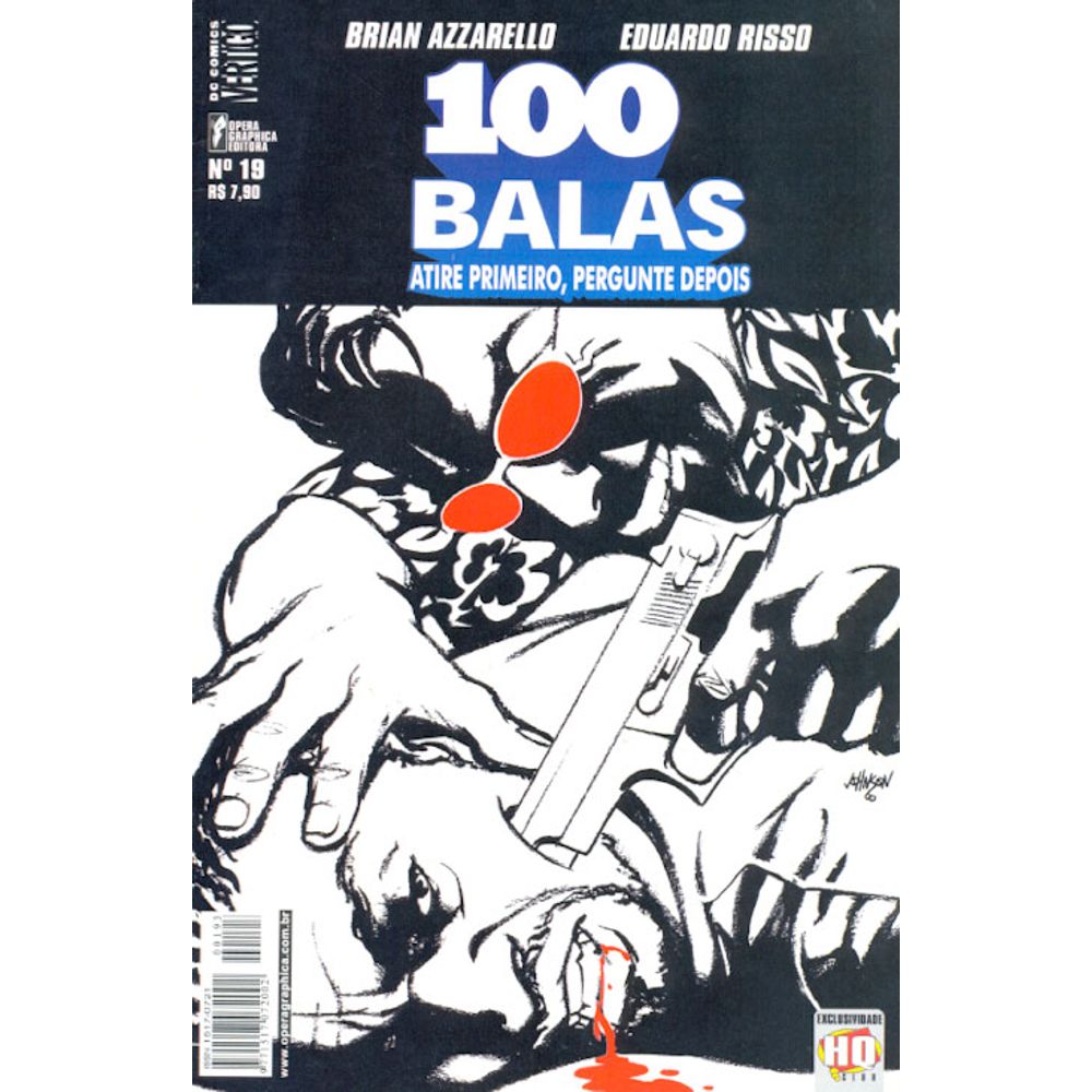 100 Balas 19 Editora Opera Graphica Gibis Quadrinhos HQs Mangás - Rika ...