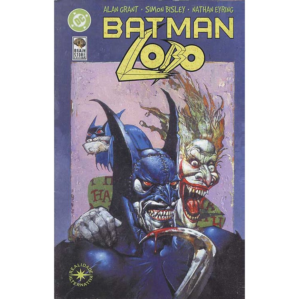 Batman e Lobo Editora Brainstore Gibis Quadrinhos HQs Mangás - Rika ...
