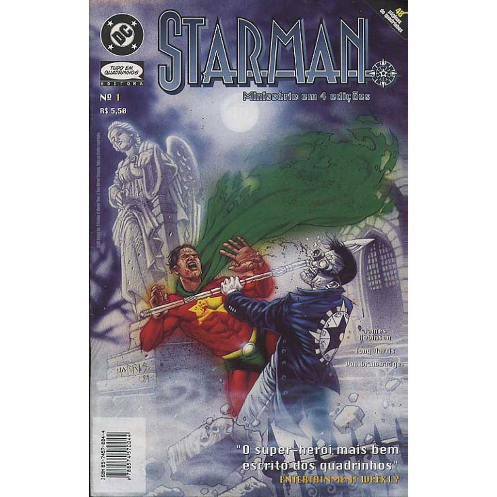 Starman 1 Editora Tudo em Quadrinhos Gibis Quadrinhos HQs Mangás - Rika ...