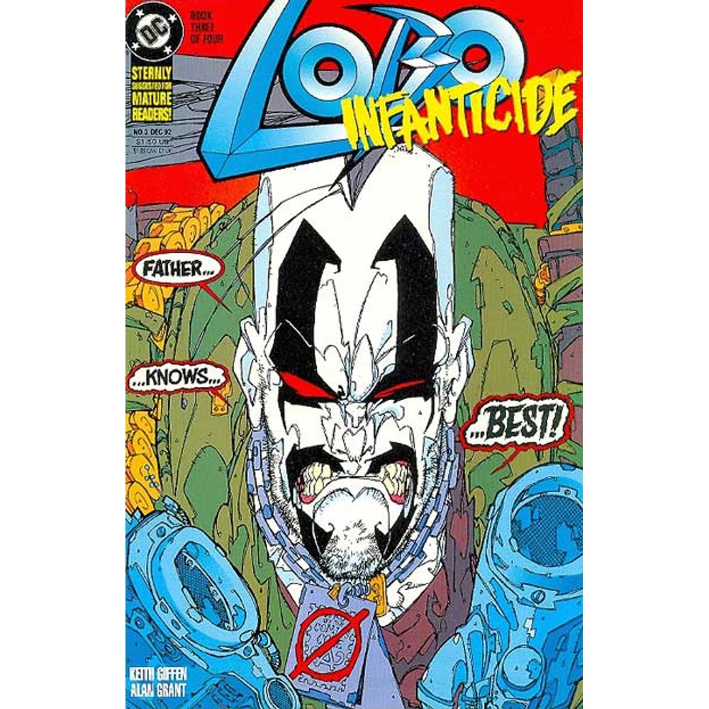 Comic Book Lobo Infanticide 3 DC Rare Old Online Shop Collectors Gibi ...